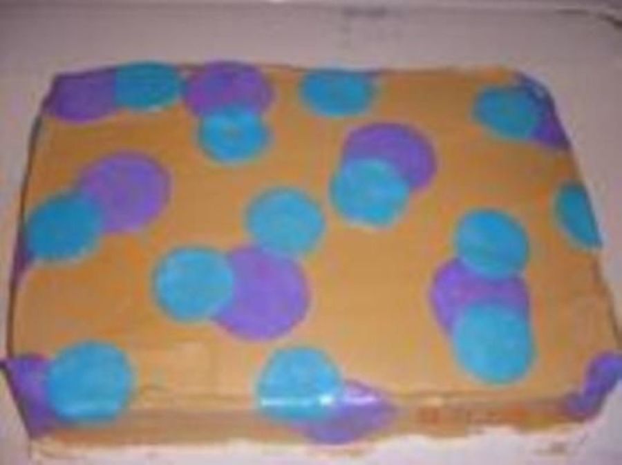 Polka Dot Cake - CakeCentral.com