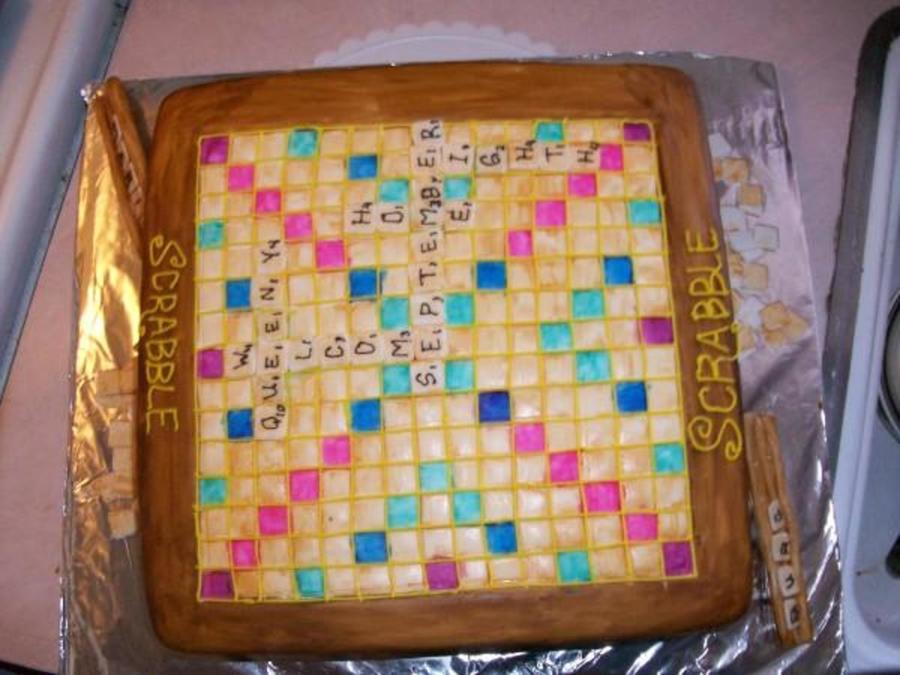 Scrabble Cake - CakeCentral.com