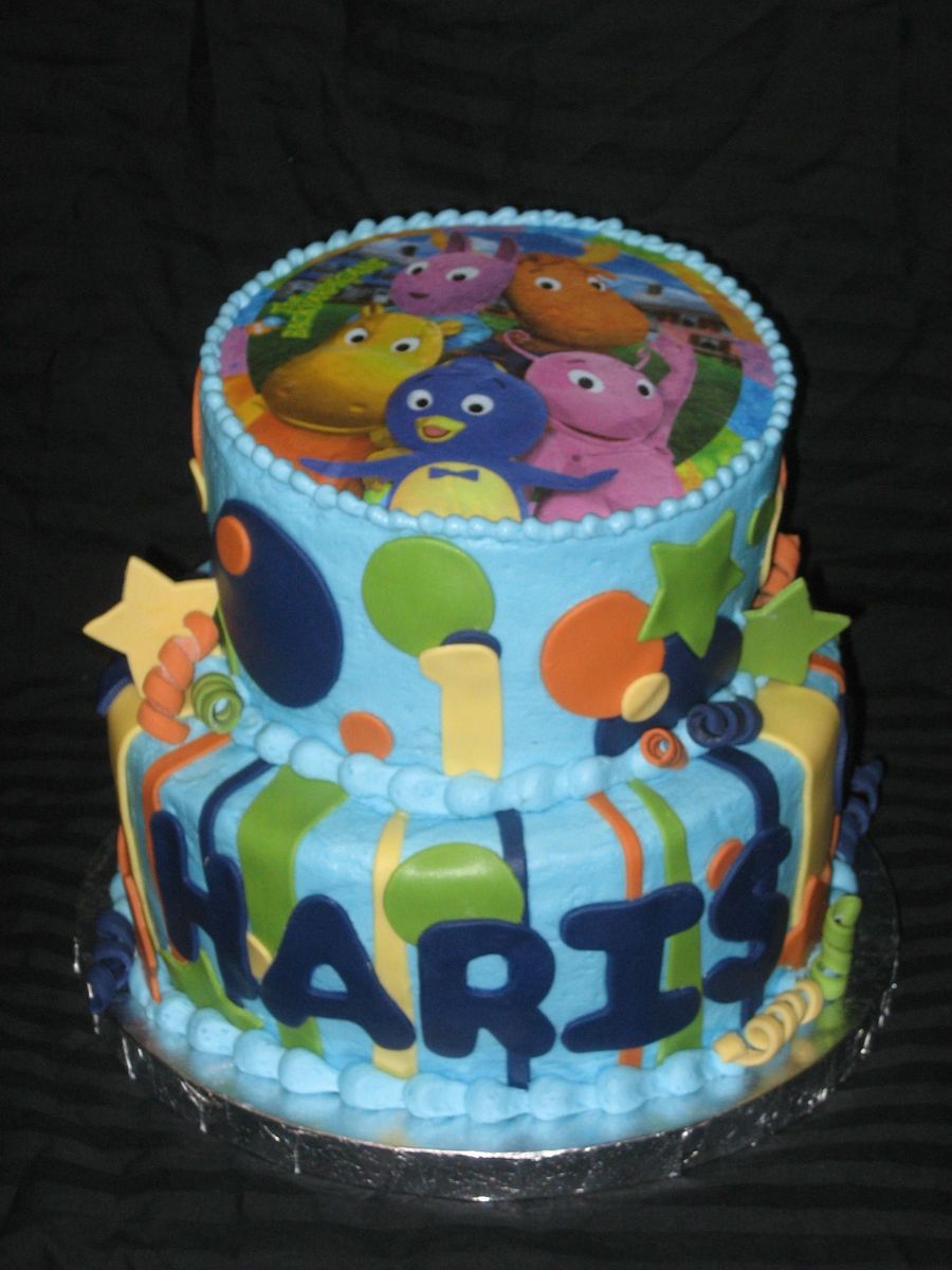 Backyardigans 1St Birthday Cake - CakeCentral.com