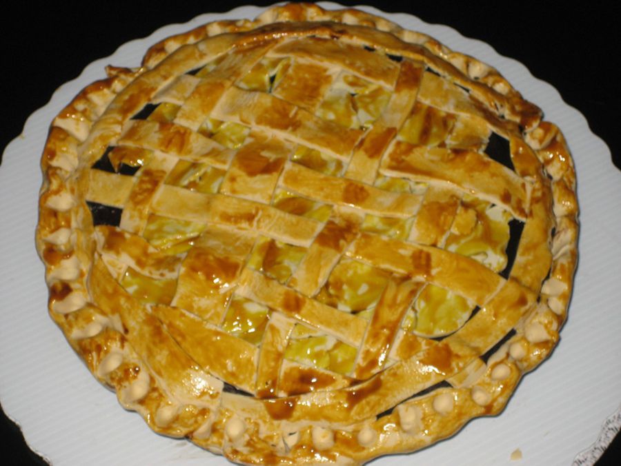 Pie Birthday Cake - CakeCentral.com