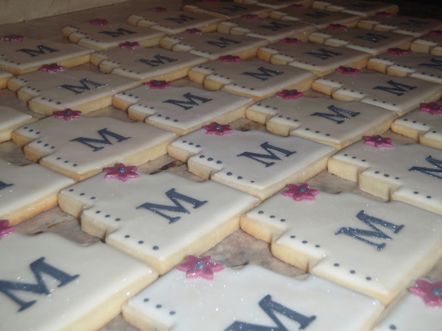 Monogram Wedding Cookie - CakeCentral.com