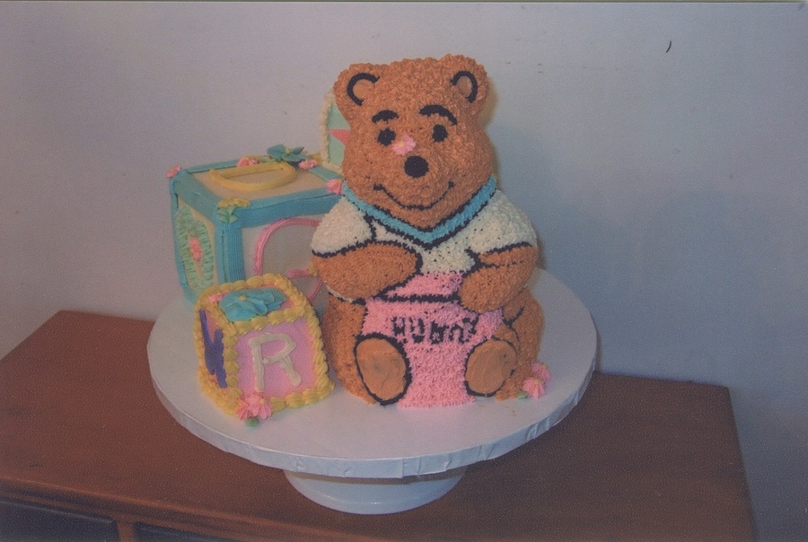Pooh Bear & Blocks - CakeCentral.com