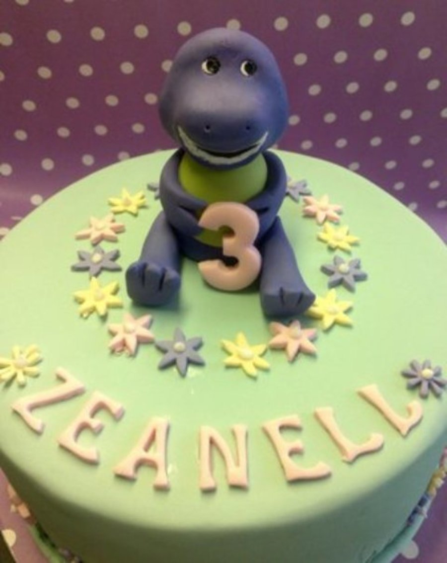 Barney Cake - CakeCentral.com