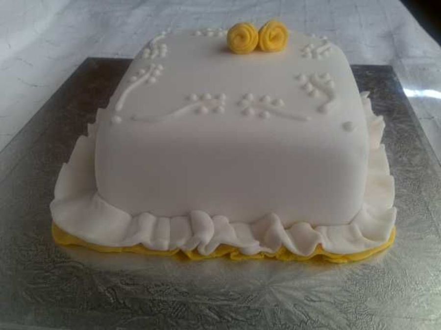 Miniature Wedding Cake Example - CakeCentral.com