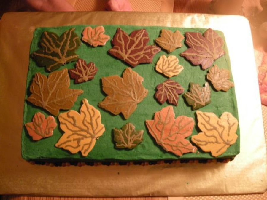 Thanksgiving Leaves - CakeCentral.com