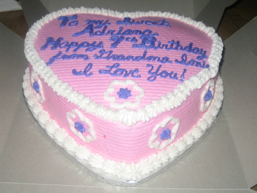 Pink Heart Birthday - CakeCentral.com