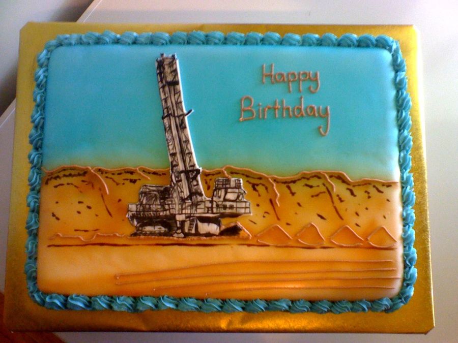 Coal Mining Drill - CakeCentral.com