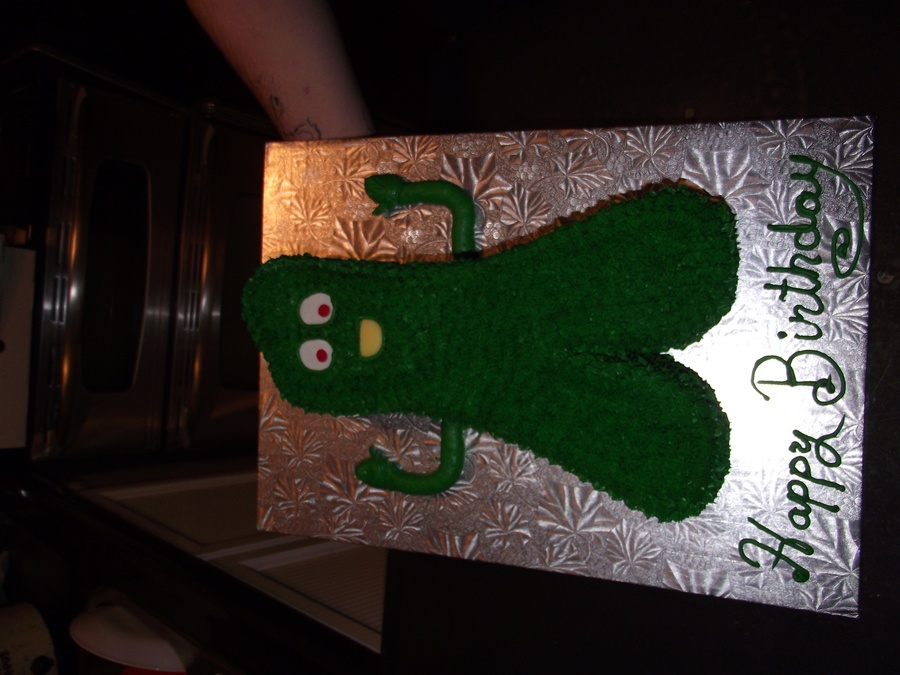 Buttercream Gumby Cake - CakeCentral.com