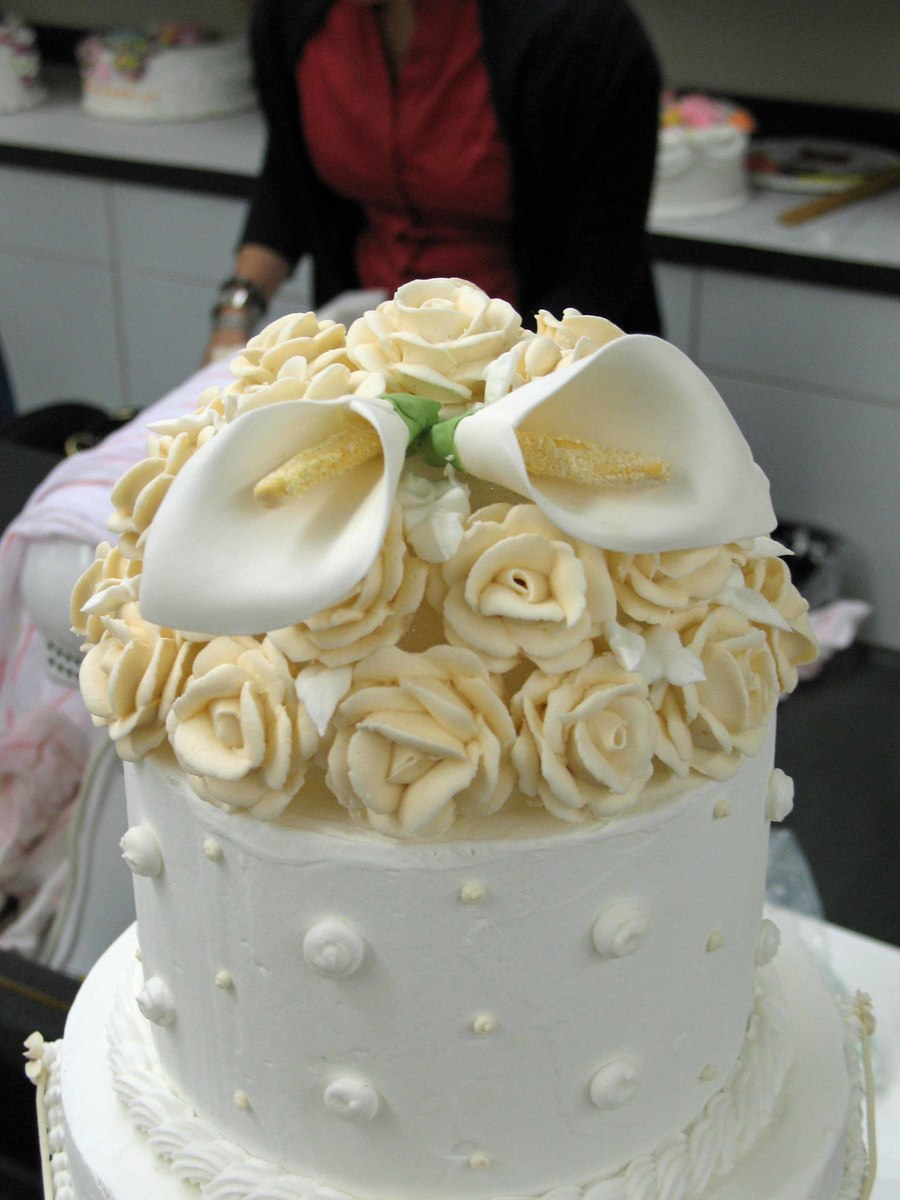 3-Tiered Round Wedding Cake - CakeCentral.com