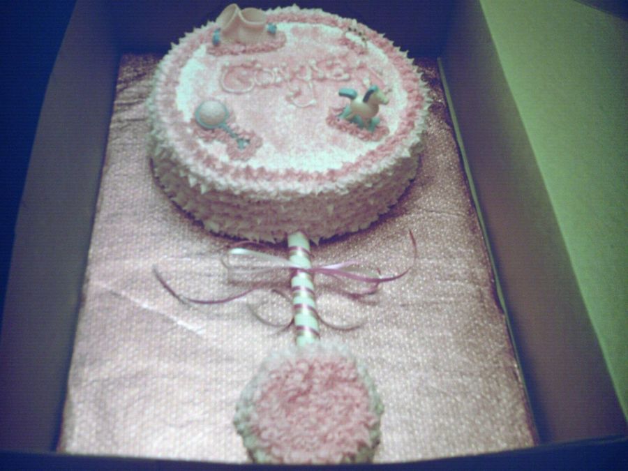 Baby Rattle Cake - CakeCentral.com