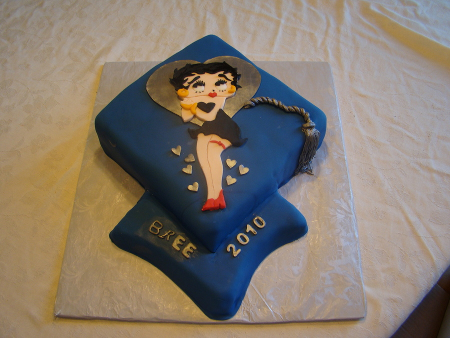 Graduation Cap Betty Boop - CakeCentral.com