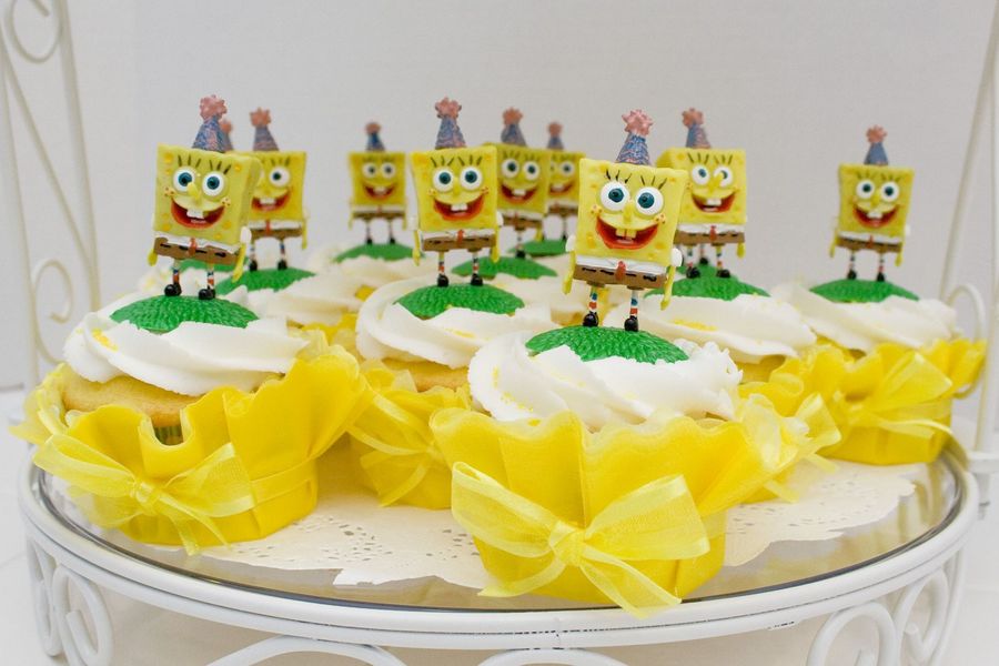 Spongebob Cupcakes - CakeCentral.com