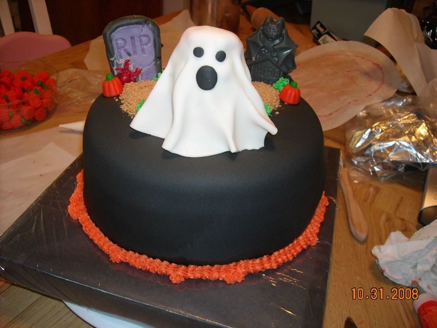 Ghost Cake - CakeCentral.com