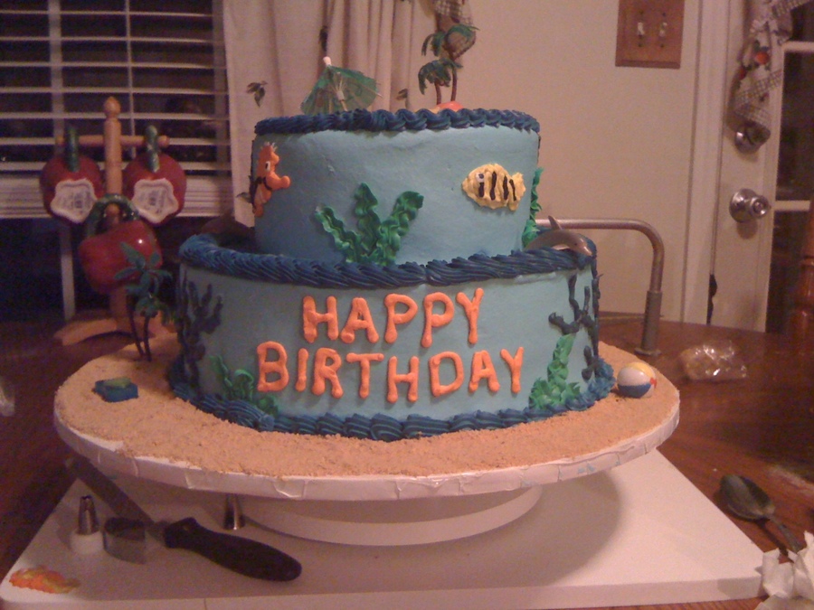 At The Beach - CakeCentral.com