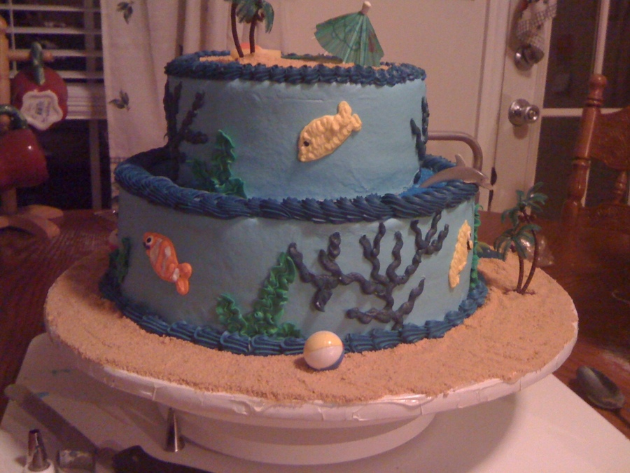 At The Beach - CakeCentral.com