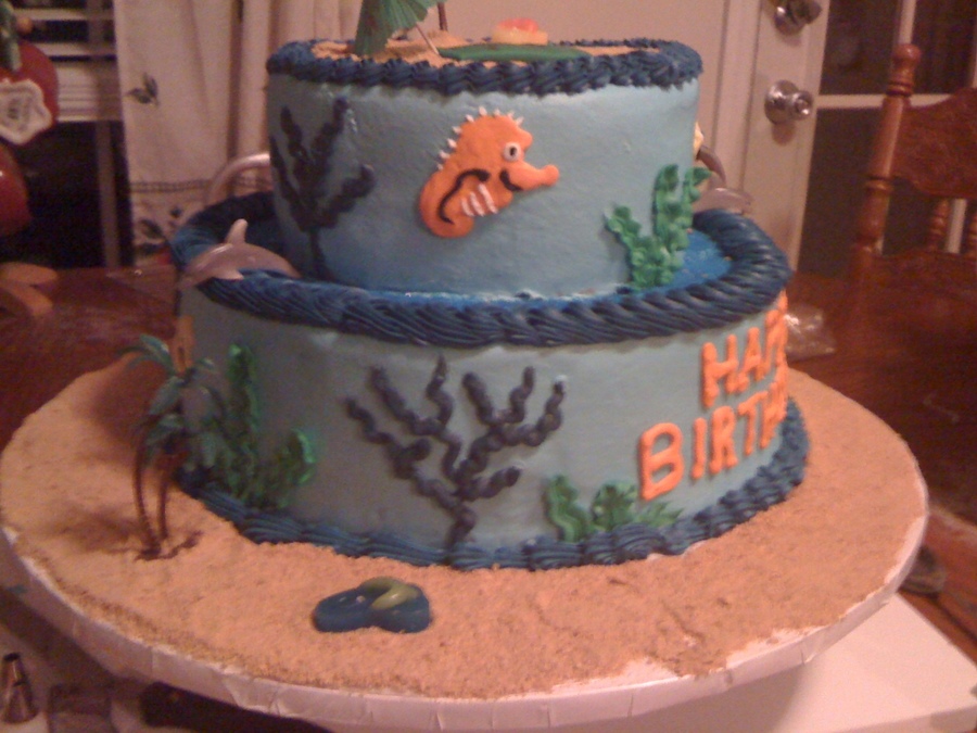 At The Beach - CakeCentral.com