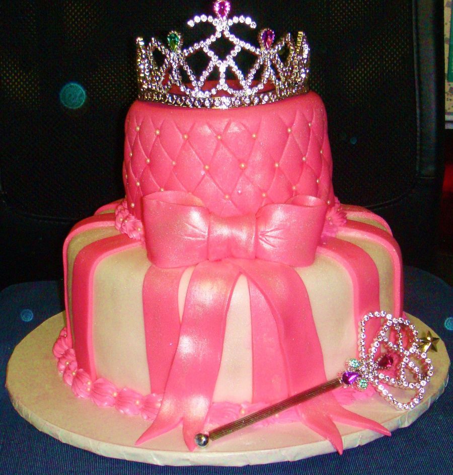 Princess Tiara Cake - CakeCentral.com