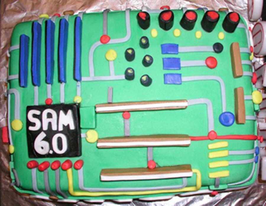 Circuit Board Geek Cake - CakeCentral.com