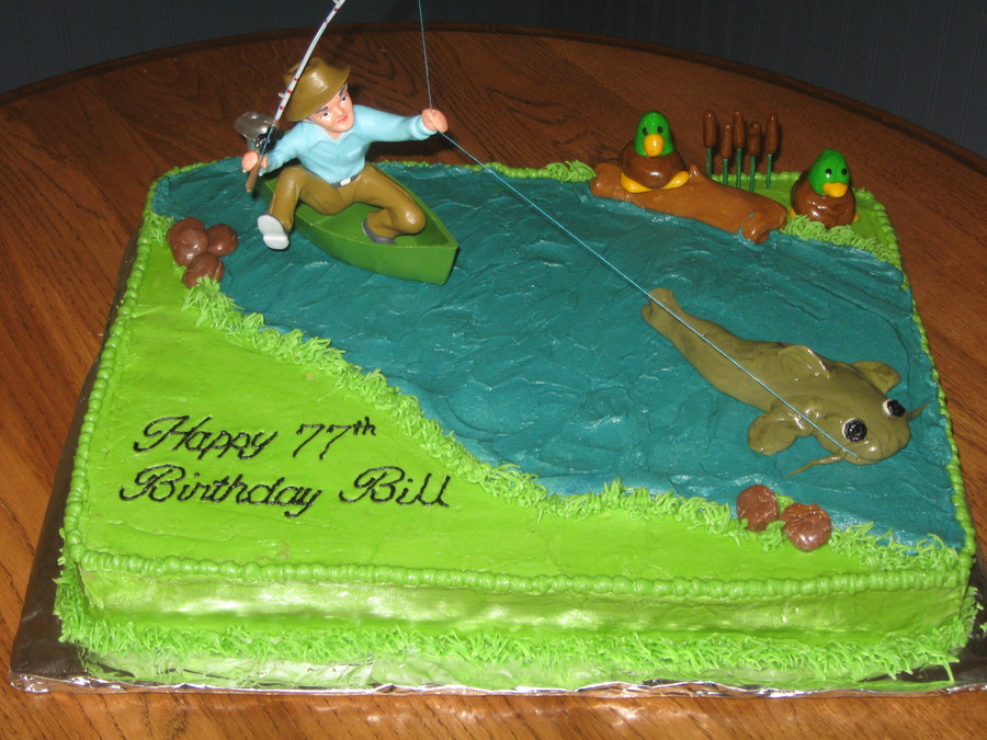 Fishing Cake - CakeCentral.com