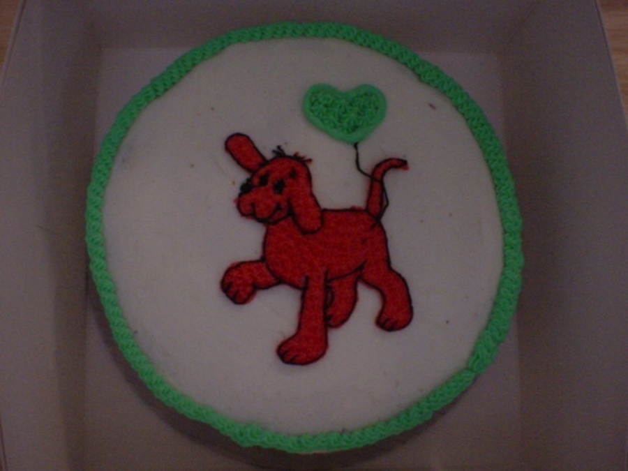Clifford Birthday Cake - CakeCentral.com