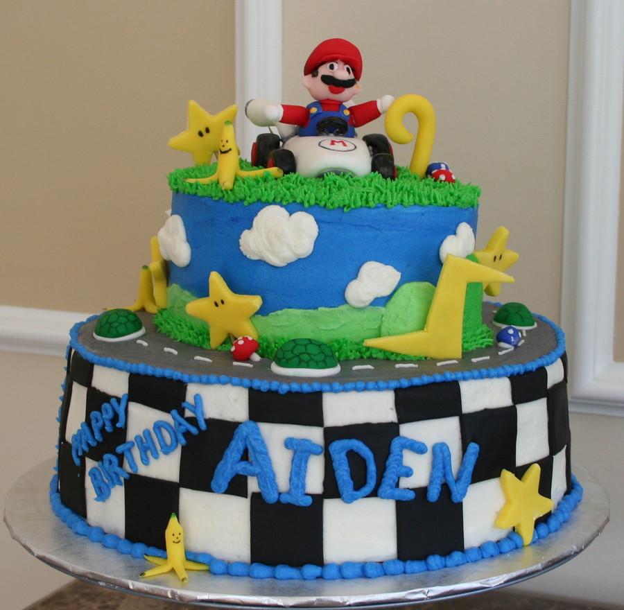 Mario Cart Cake - CakeCentral.com