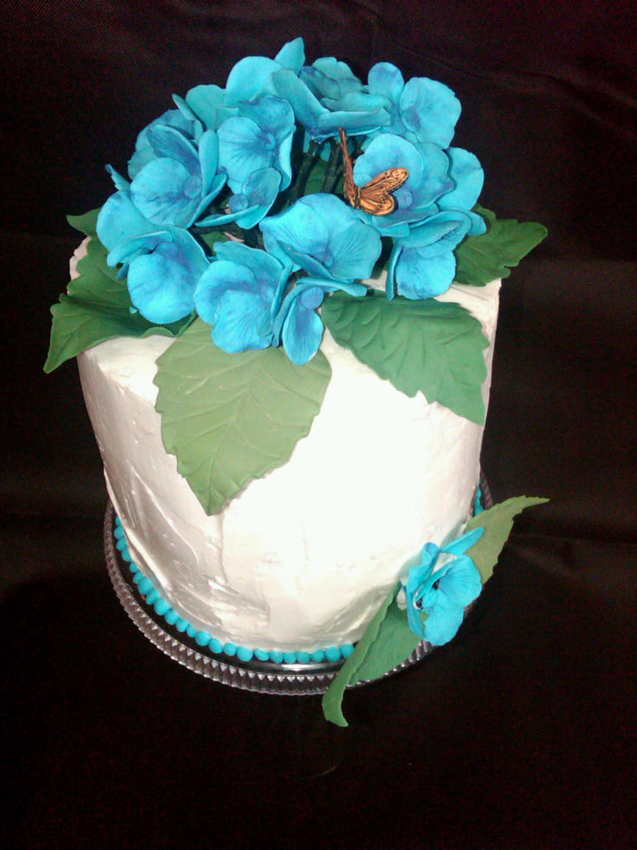 Hydrangea Cake - CakeCentral.com