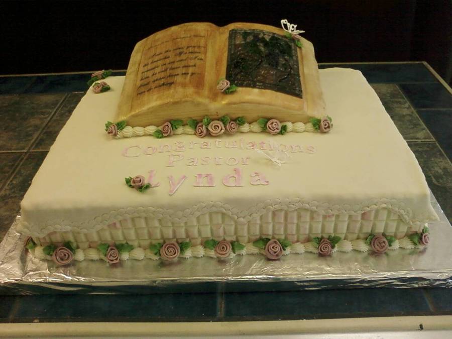 Pastor Ordination Cake - CakeCentral.com