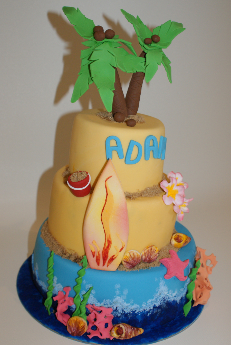 Kitch Beach Party - CakeCentral.com