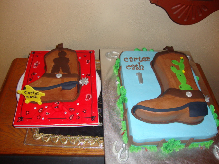 Cowboy Boot Cake - CakeCentral.com