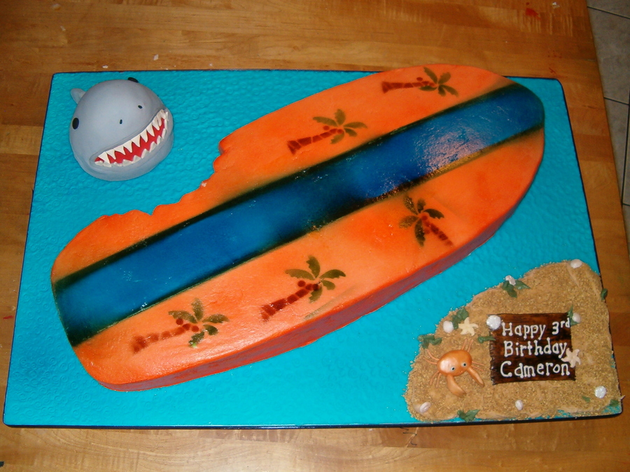Surf's Up Birthday Cake - CakeCentral.com