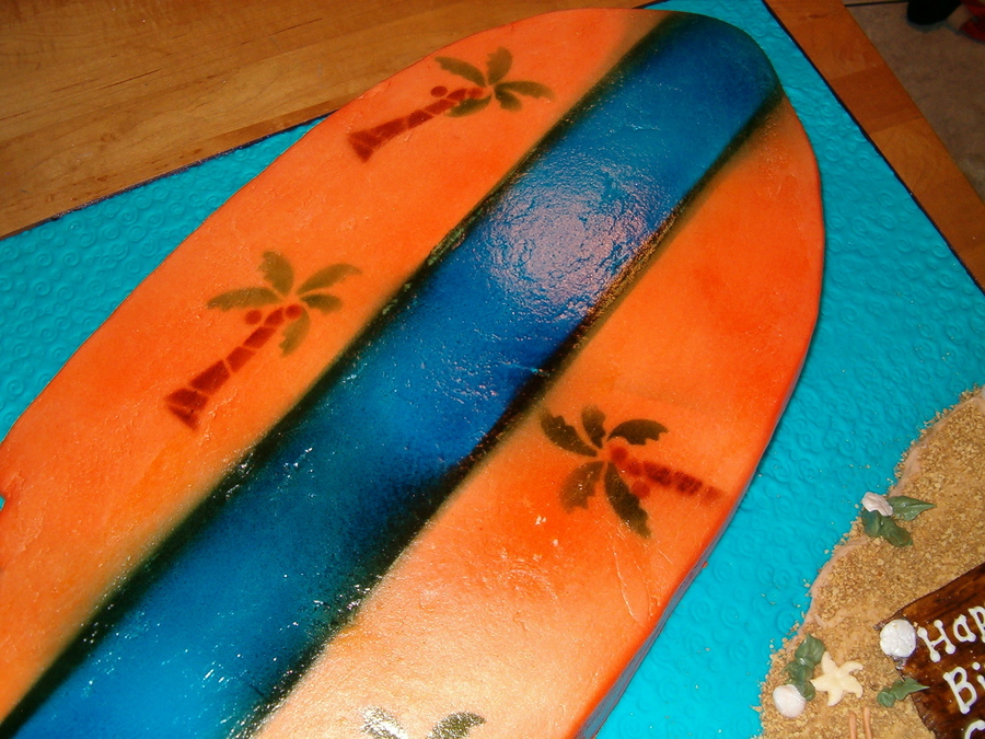 Surf's Up Birthday Cake - CakeCentral.com