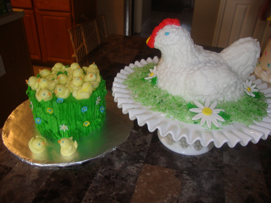 Easter Mother Hen And Chicks - CakeCentral.com
