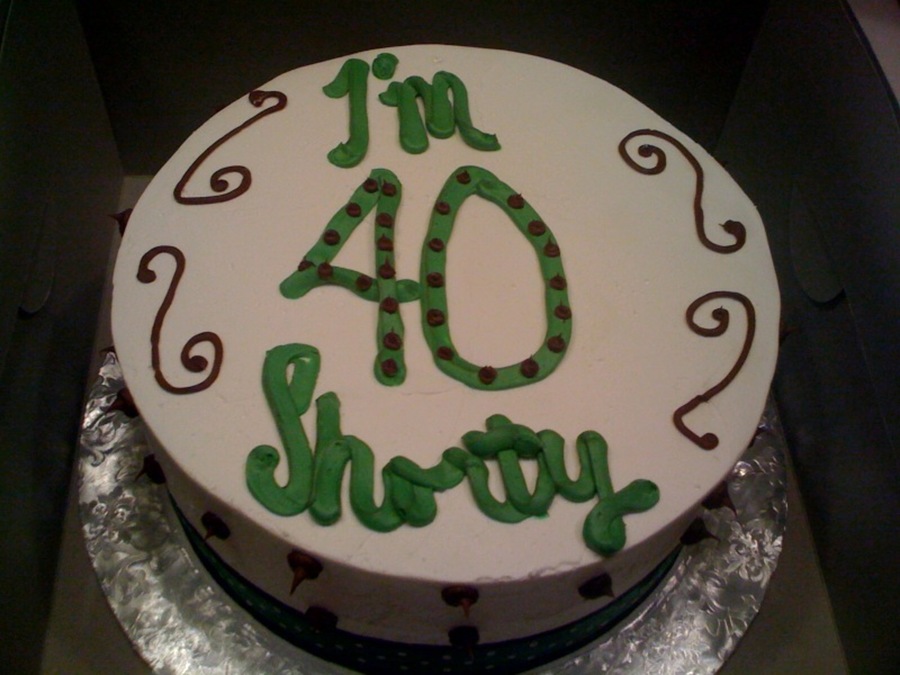 40Th Birthday Cake - CakeCentral.com