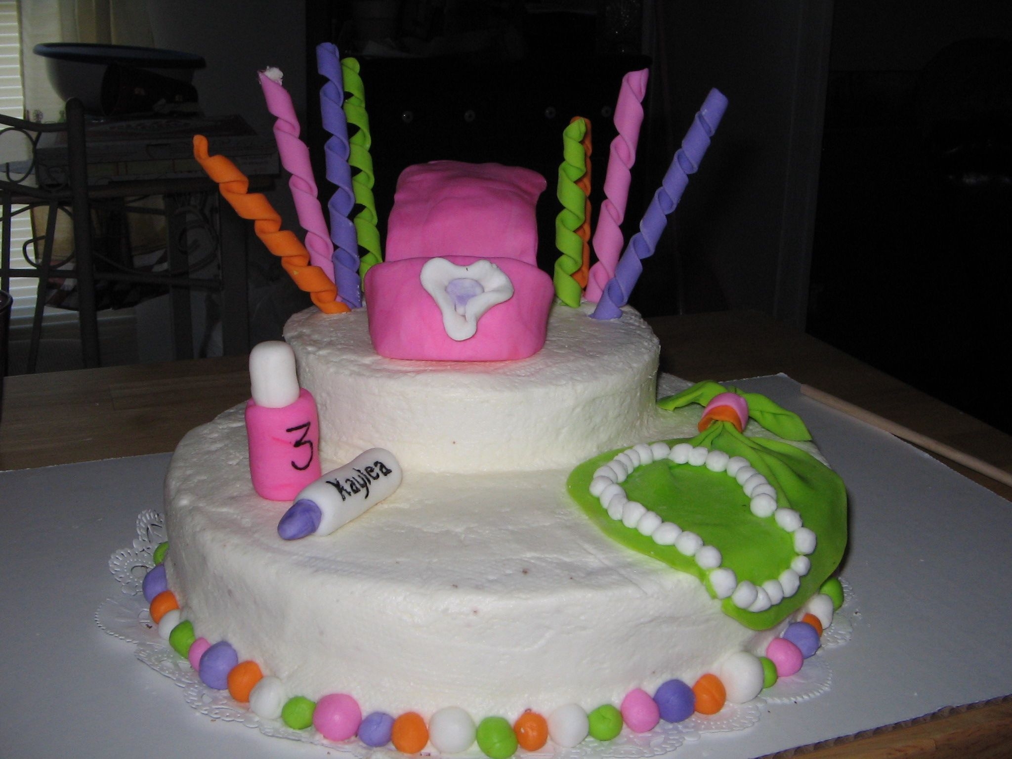 Kaylea's Birthday Cake - CakeCentral.com