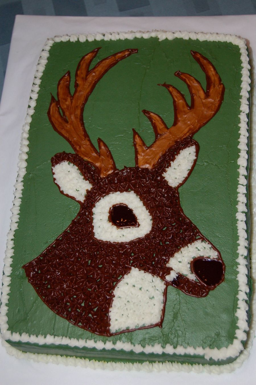 Deer Head Cake - CakeCentral.com