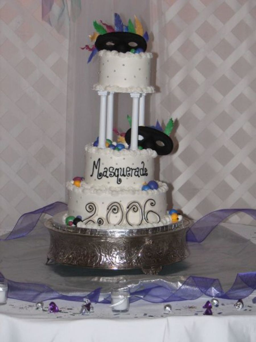 Masquerade Cake - CakeCentral.com