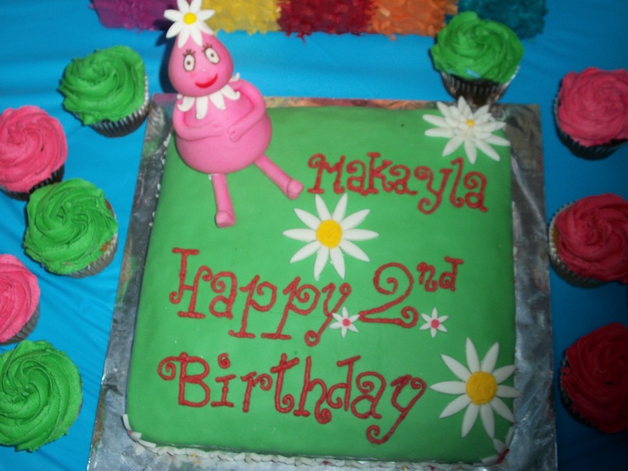 Yo Gabba Gabba Foofa Cake - CakeCentral.com
