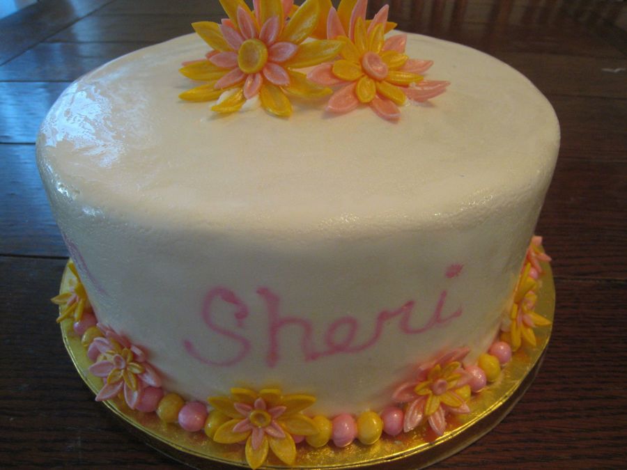 Summer Flower Cake - CakeCentral.com