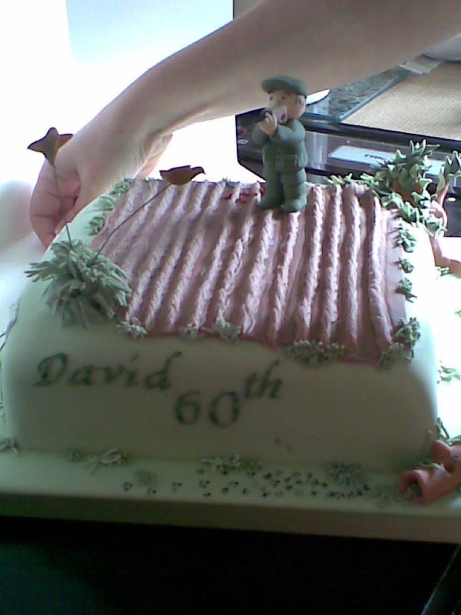 60Th Birthday Cake - CakeCentral.com