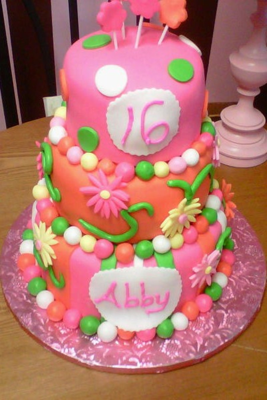 Sweet Sixteen Cake - CakeCentral.com