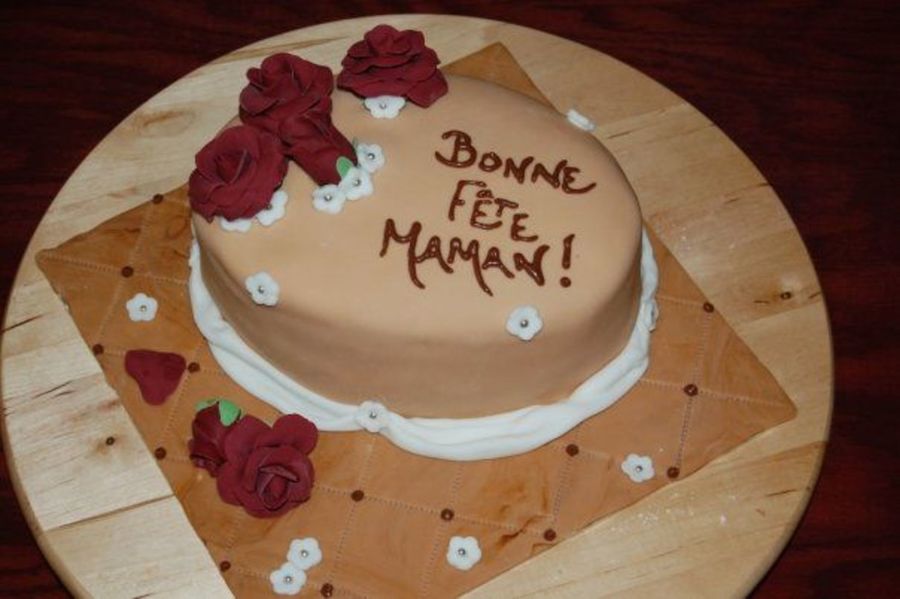 Mom's Birthday Cake - CakeCentral.com