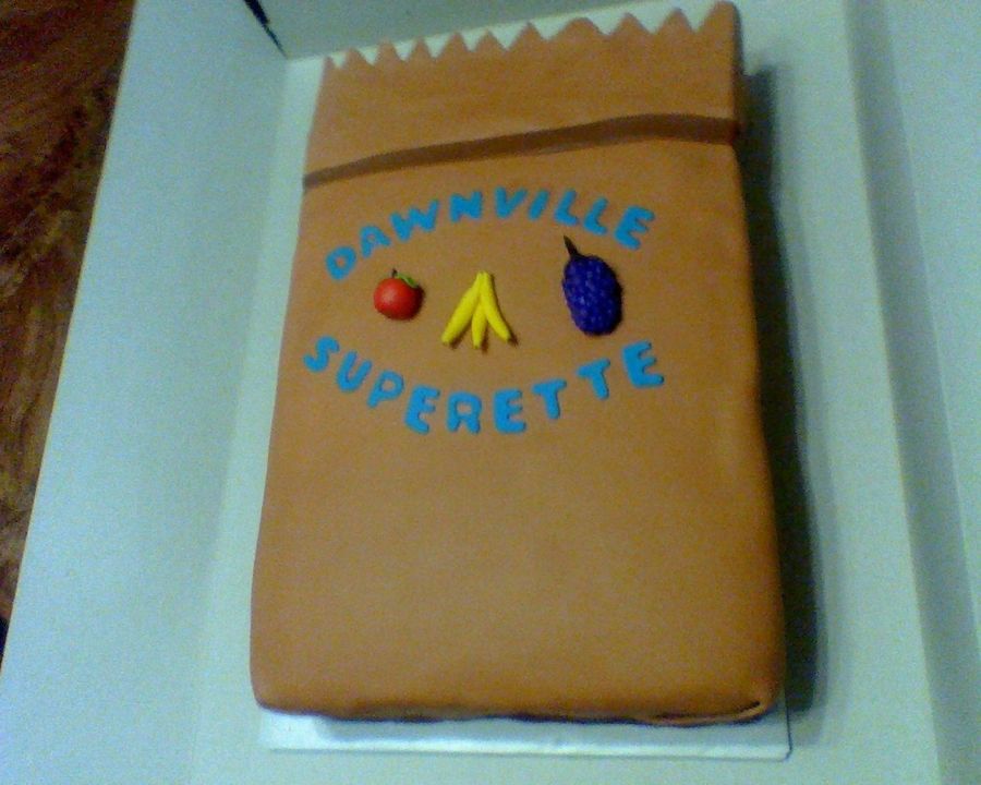 Brown Paper Bag Cake - CakeCentral.com