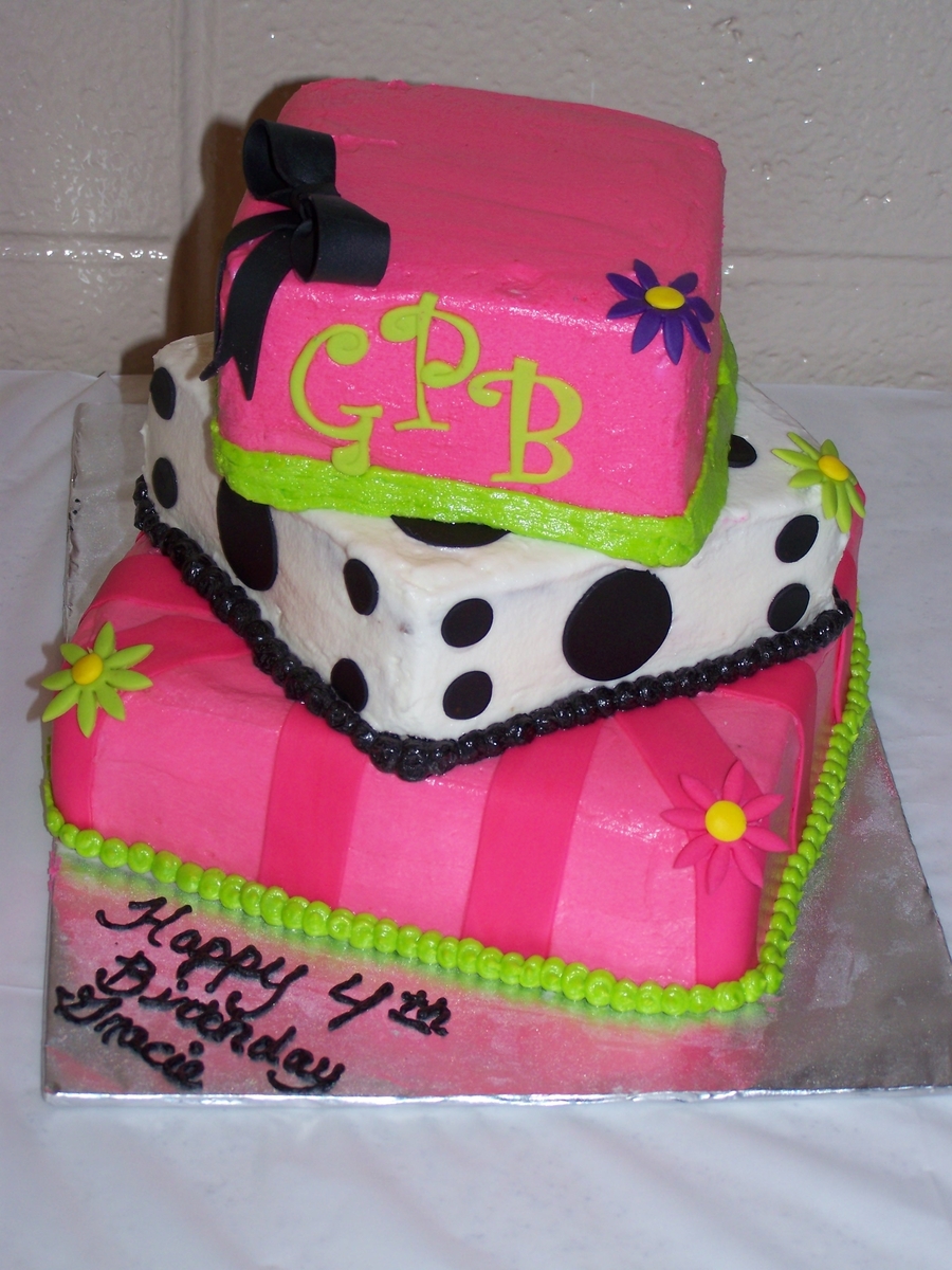 Girly Cake - CakeCentral.com