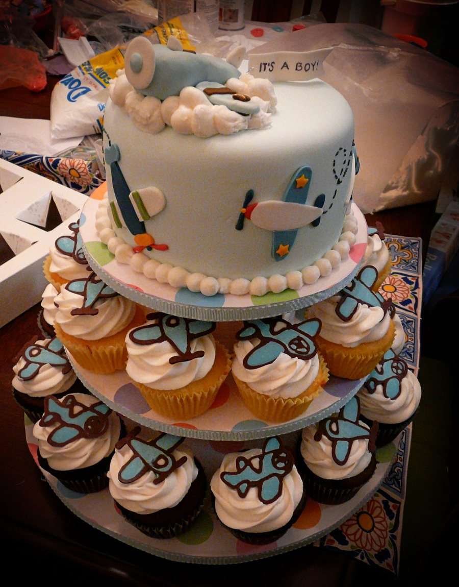 Baby Aviator Cake - CakeCentral.com