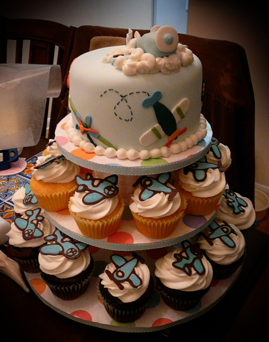 Baby Aviator Cake - CakeCentral.com