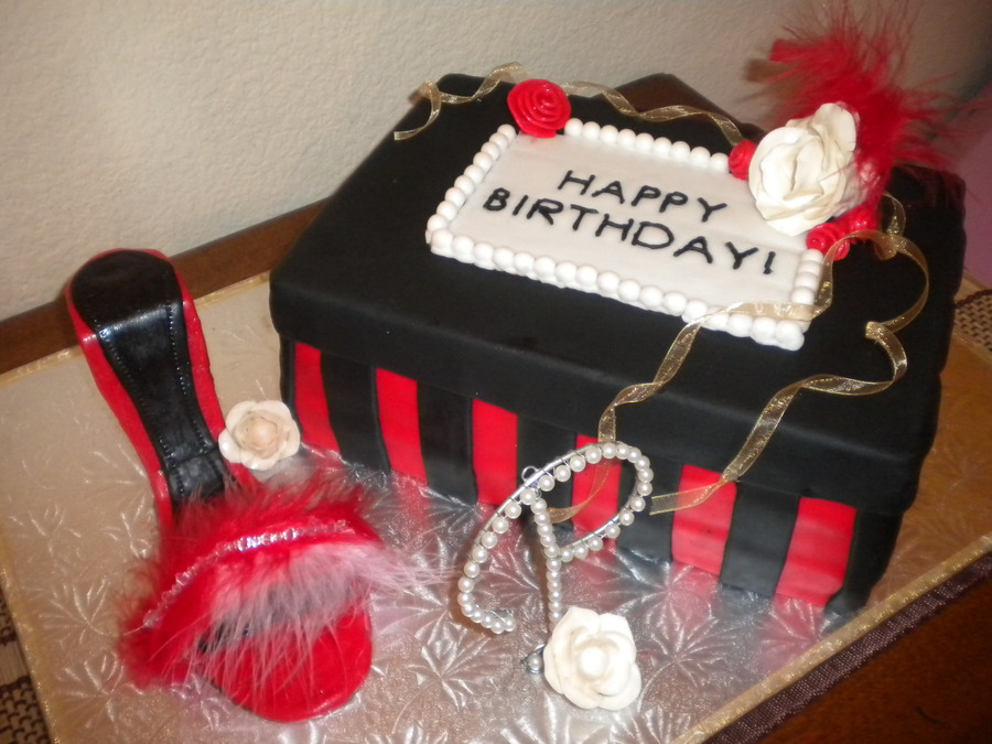 Shoe Box Cake - CakeCentral.com