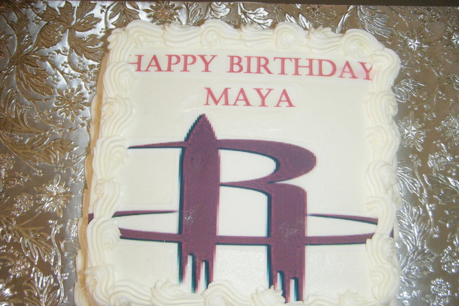 Houston Rocket's Fan - CakeCentral.com