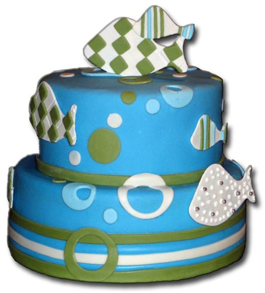 The Max - Fish Themed Baby Shower - CakeCentral.com