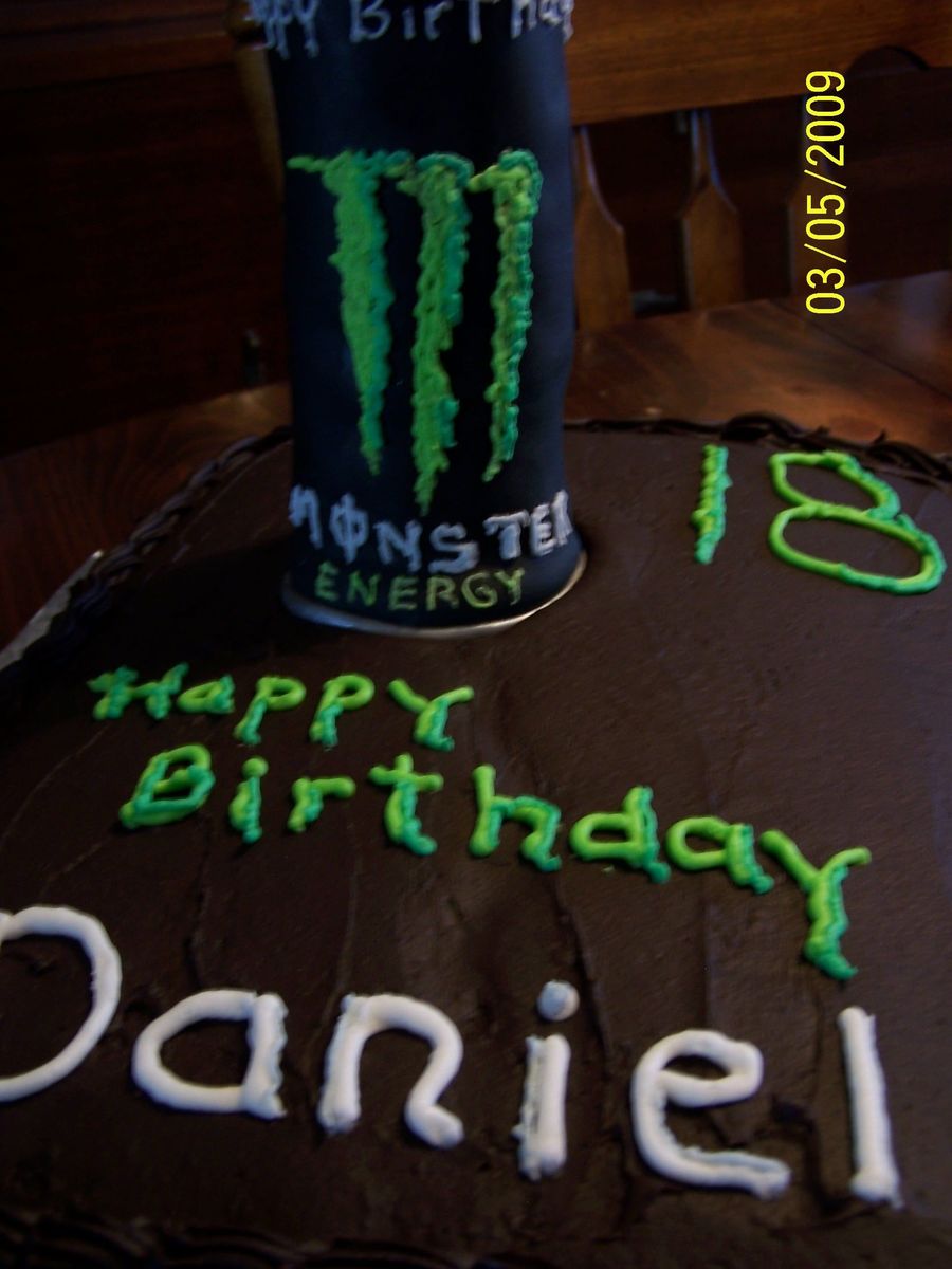 Monster Energy Drink Cake - CakeCentral.com