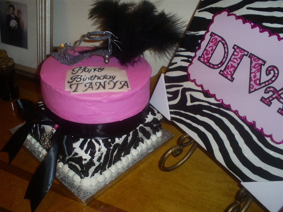 Diva Birthday Cake - CakeCentral.com